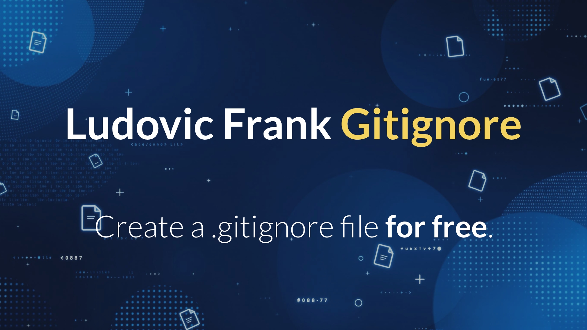 LFGitignore - Generate .gitignore files